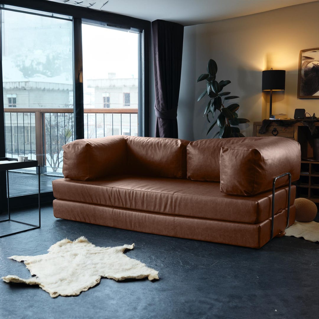 Custom Leather Teddy Sofa, Modular Closed Teddy Sofa, Sectional ...