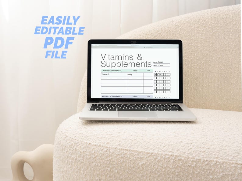 Daily Medication to Do List | Printable Editable Medicine Log Book ...