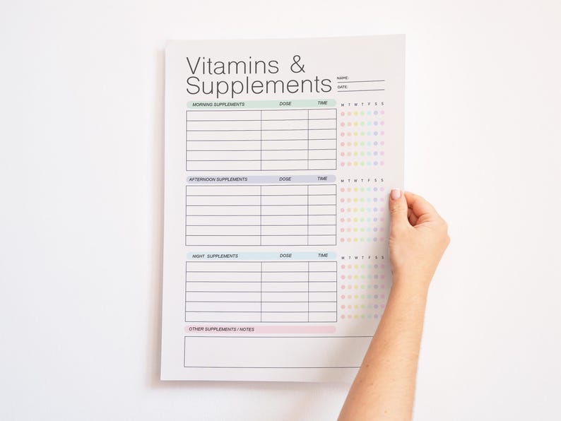 Daily Medication to Do List | Printable Editable Medicine Log Book ...