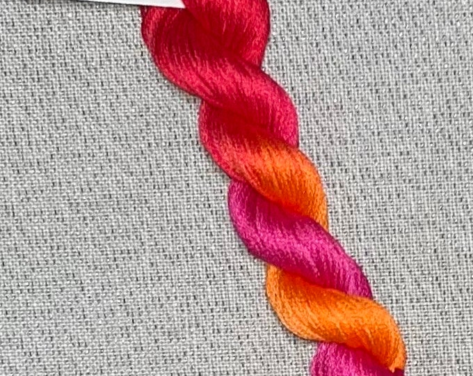 Hand Dyed DMC Floss - Variegated Embroidery Thread for Cross Stitch ...