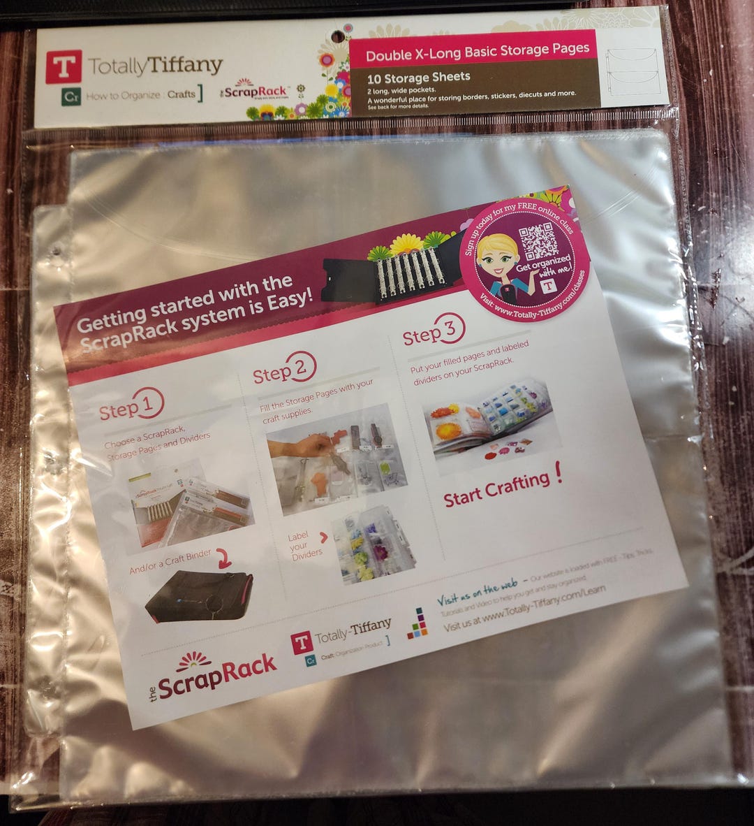 Totally Tiffany Scraprack System Double X-long Basic Storage Pages - Etsy