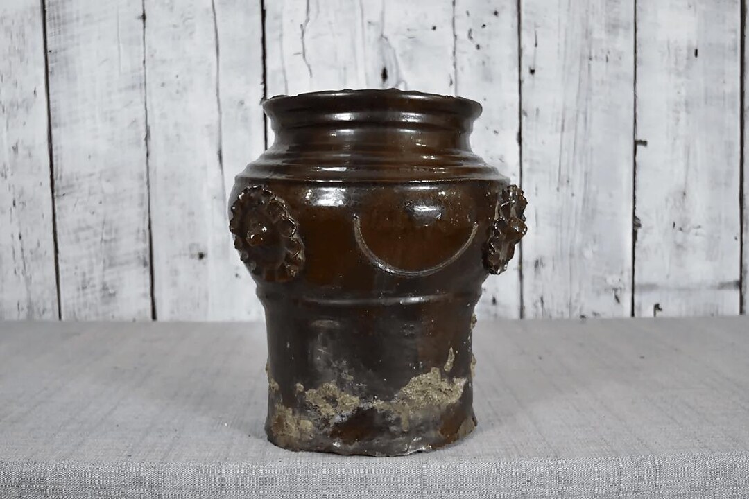 Vintage Clay Chimney Top / Clay Weather Vane Roof / Decor Clay Chimney ...