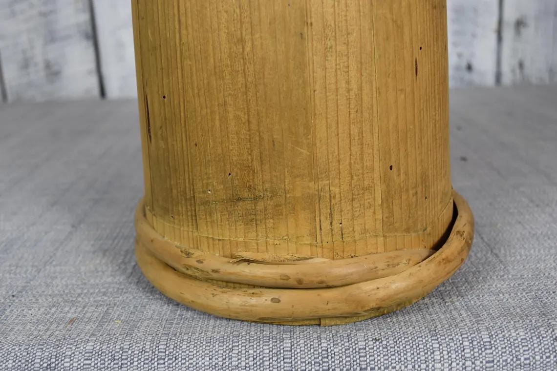 Antique Wooden Butter Churn / Vintage Farmhouse Kitchen Decor / Rustic ...