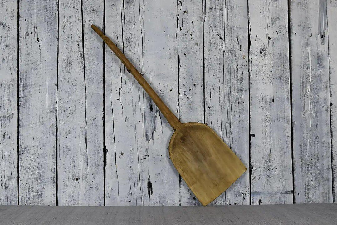 Antique Wooden Bread Shovel / Vintage Bread Paddle / Rustic Wooden ...