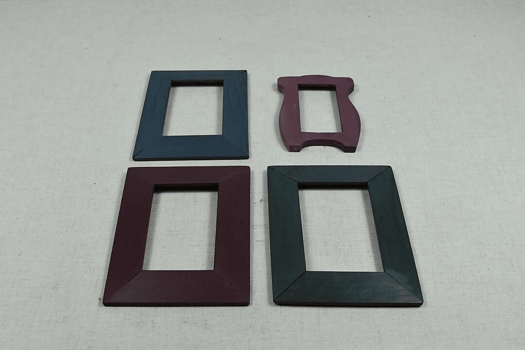 Antique Wooden Photo Frame / Vintage Picture Frame / Rustic Wood ...