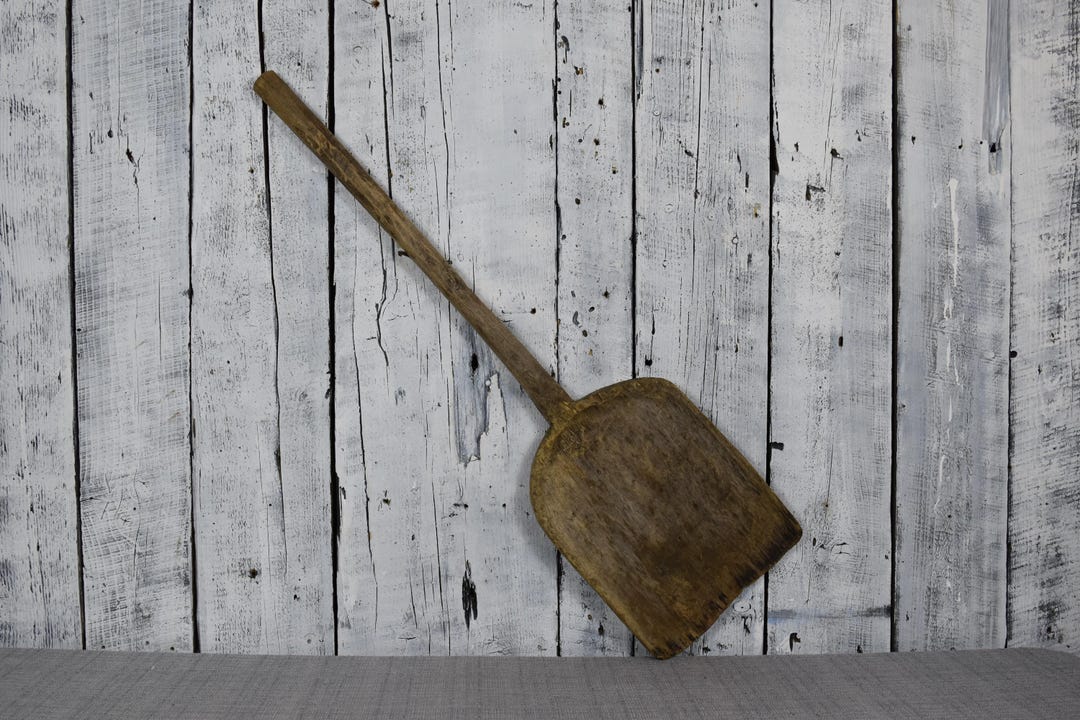 Antique Wooden Bread Shovel / Vintage Bread Paddle / Rustic Wooden ...