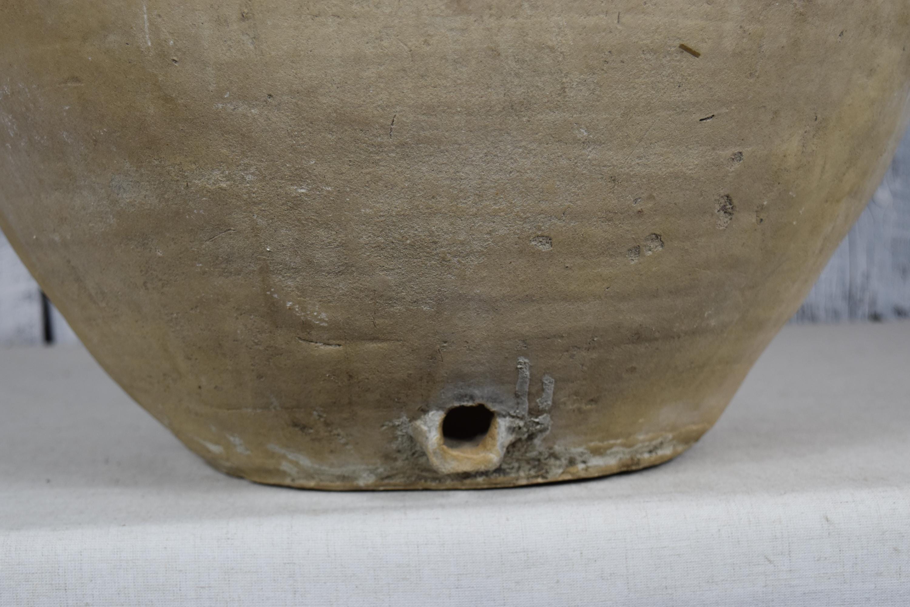 Vintage Handmade Clay Pot / Large Rustic Pottery Vase / Boho Home Decor ...