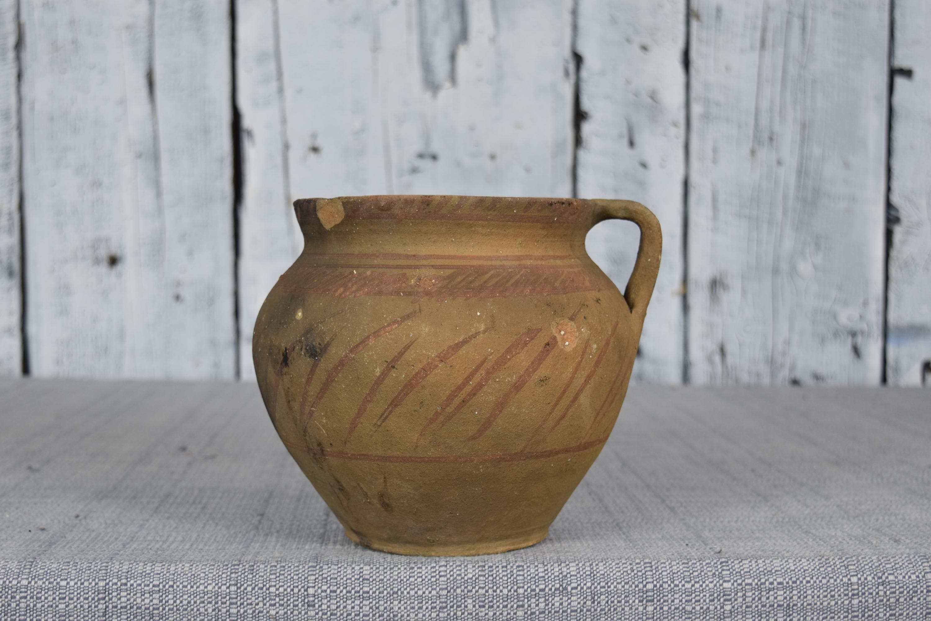 Rustic Ceramic Vase / Handmade Pottery Pot / Wabi-sabi Home Decor - Etsy