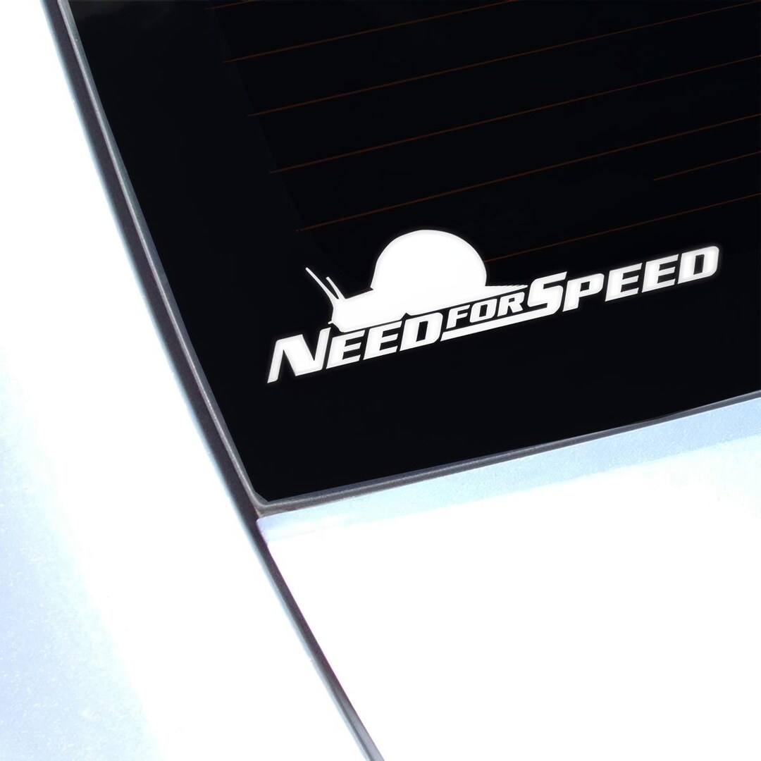 Need for Speed Funny Car Sticker Decal, Camper Van Caravan Decal, Car ...