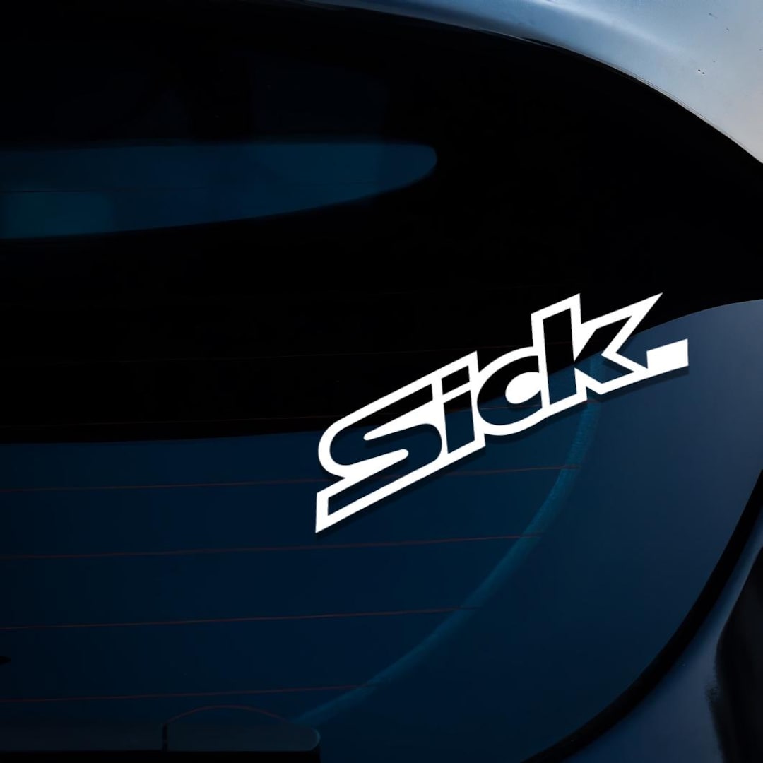 Sick Tuning Sticker Decal, Camper Van Caravan Decal, Car Window Decals ...
