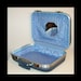 Powder Blue Vanity Suitcase Small Hardside Mid Century - Etsy