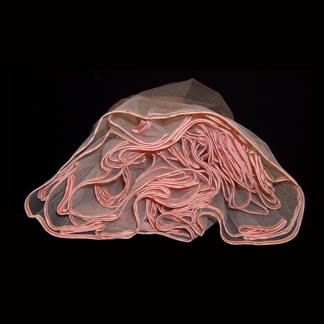 Large XL - New 1950s Light Pink Tulle Crinoline - 2 Tone - Petticoat ...