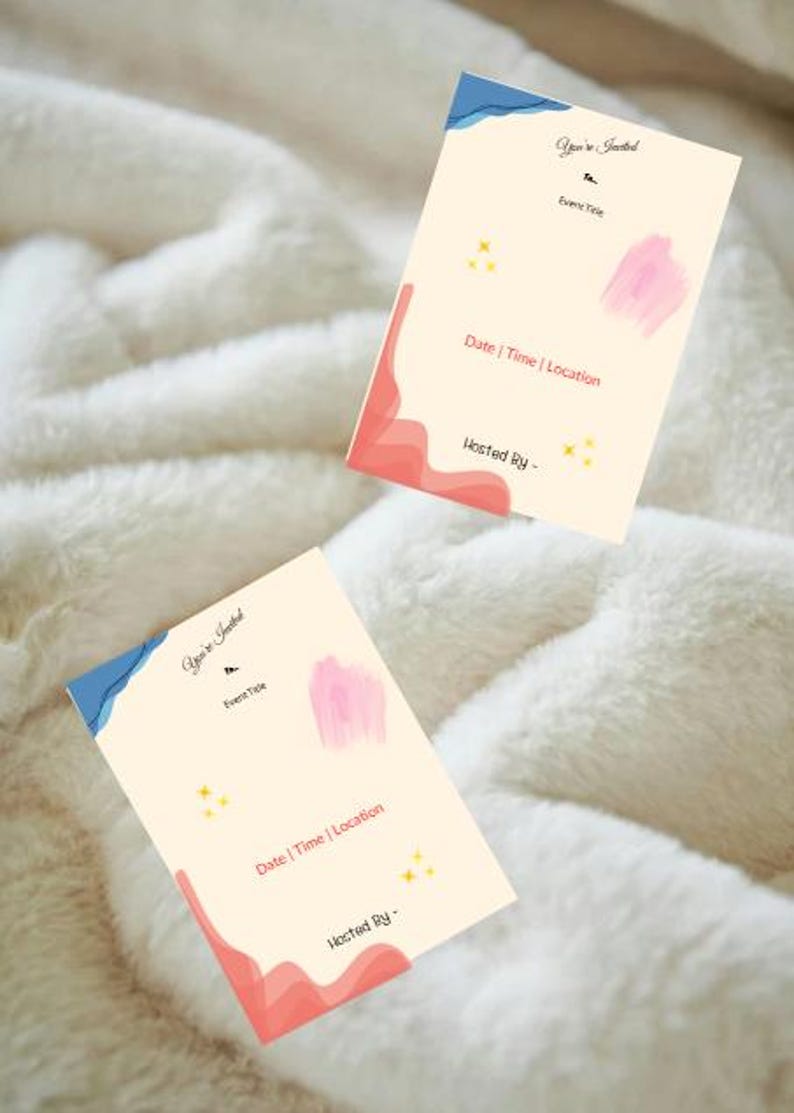 Editable Invitation & Card Template | Any Occasion | Canva Printable ...