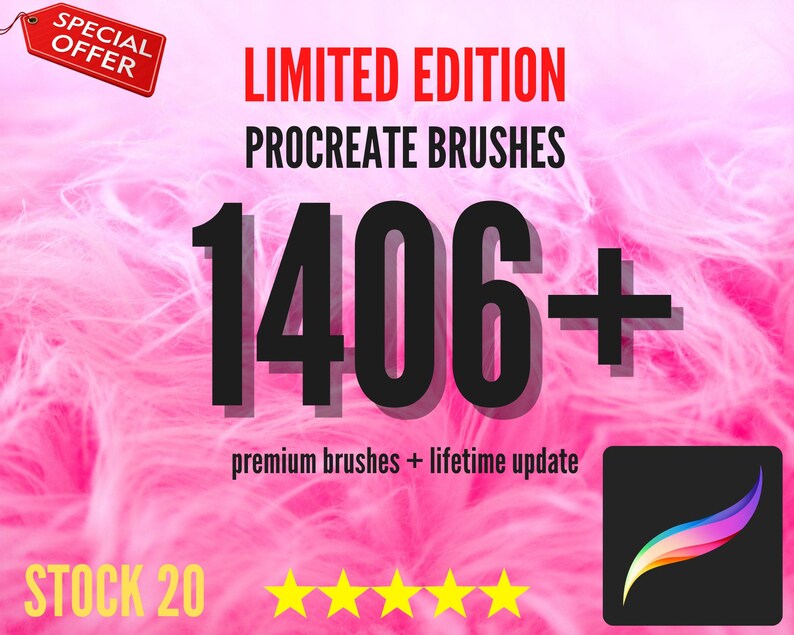 Procreate Brushes - Complete Collection of 1406 Brushes for Procreate Software - Etsy