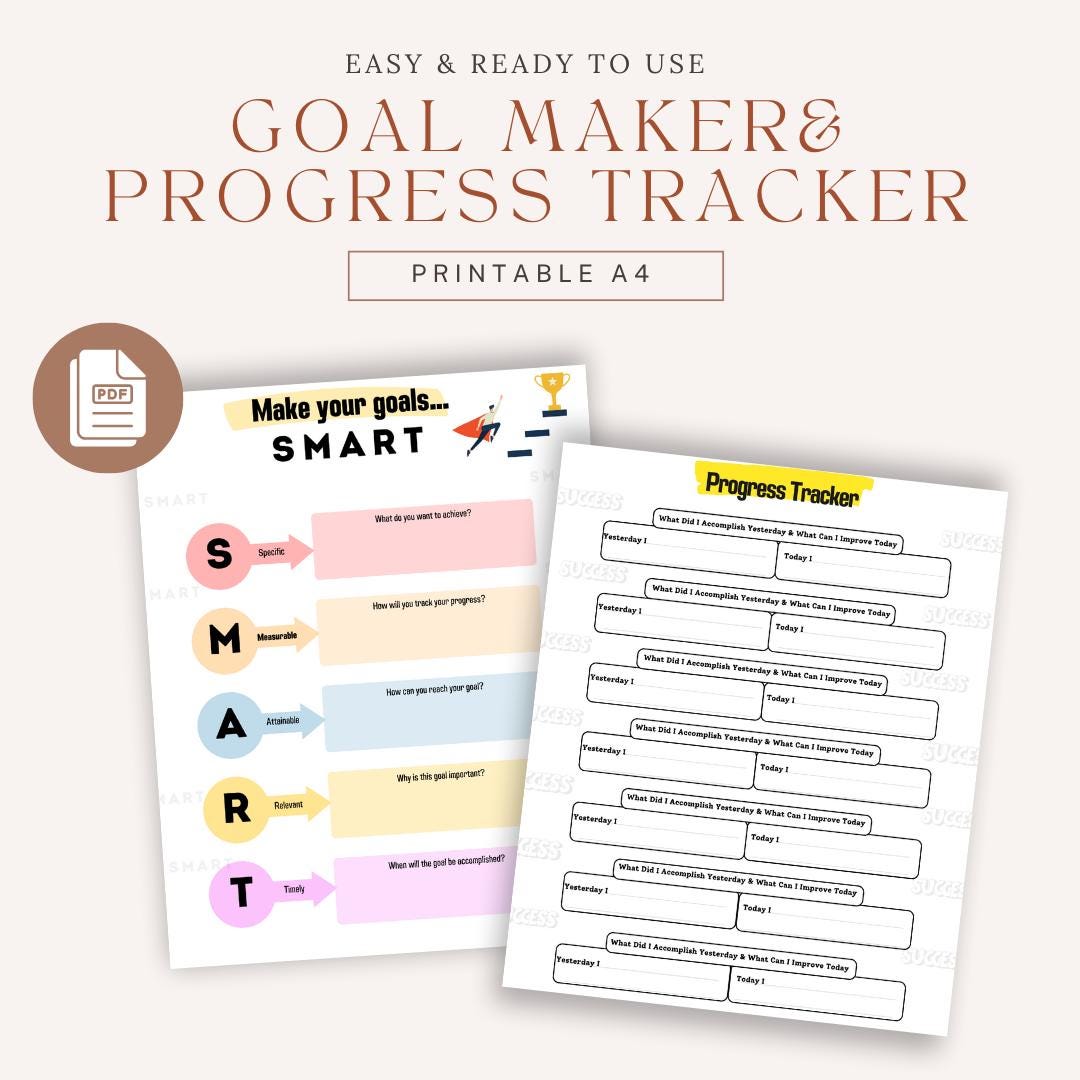 Goal Management and Tracking, Your Smart Goal Builder, Smart Goal ...
