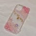 Handmade Resin Phone Case With Iridescent Glitter, Pearl Accents, and ...