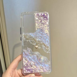 3D Pearl Mermaid Case for iPhone 16 Pro Max, 15, 14, Samsung Galaxy S25 ...