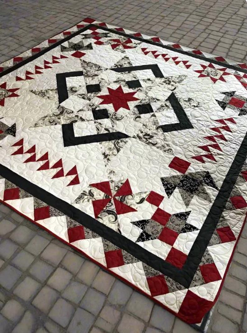 Easy Quilt Pattern for Beginner Quilt Lovers –CARDINAL CHEER Quilt ...