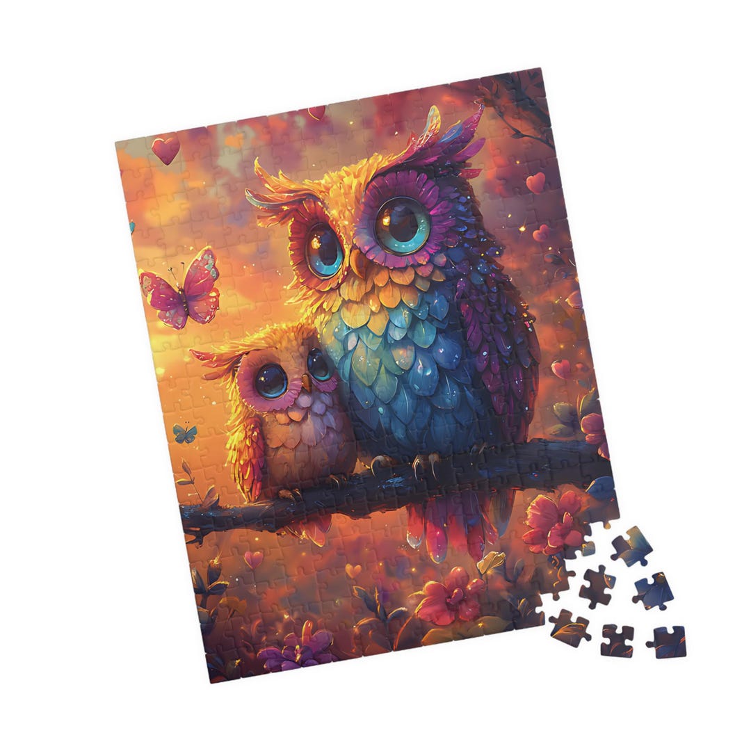 Owl Puzzle for Adult & Kid, Perfect Fun Family Game Ideal for Parents ...
