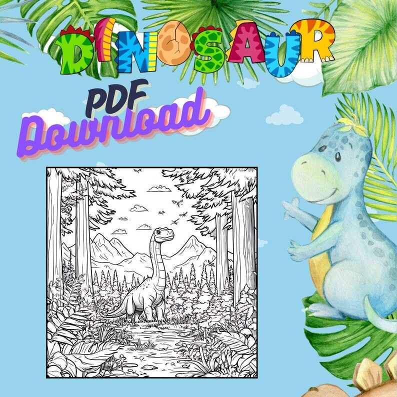 Printable Dinosaur Coloring Pages for Boys, Fun Dino Activity Sheets ...