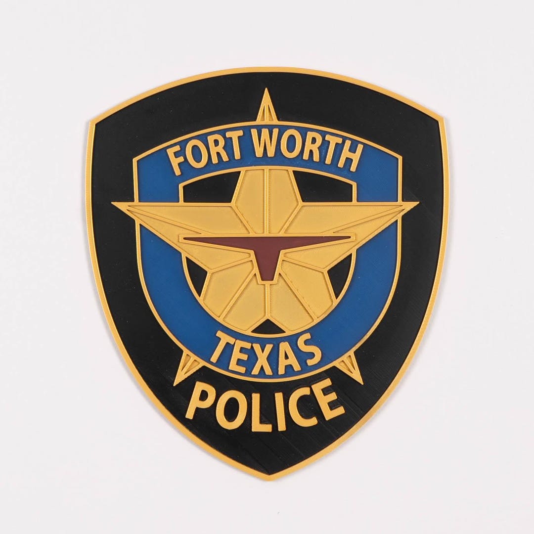 Fort Worth Police Department Wall Sign Patch Replica Plaque FWPD Gift ...
