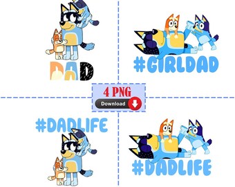 Bluey Dad Life Svg - Etsy Ireland