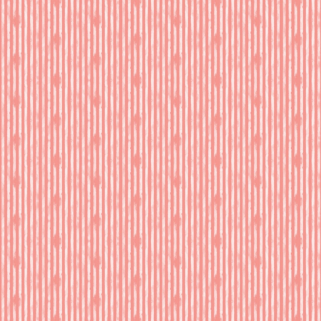 ABBIE by Sue Daley From Riely Blake Designs - Abbie Stripe Coral - Etsy