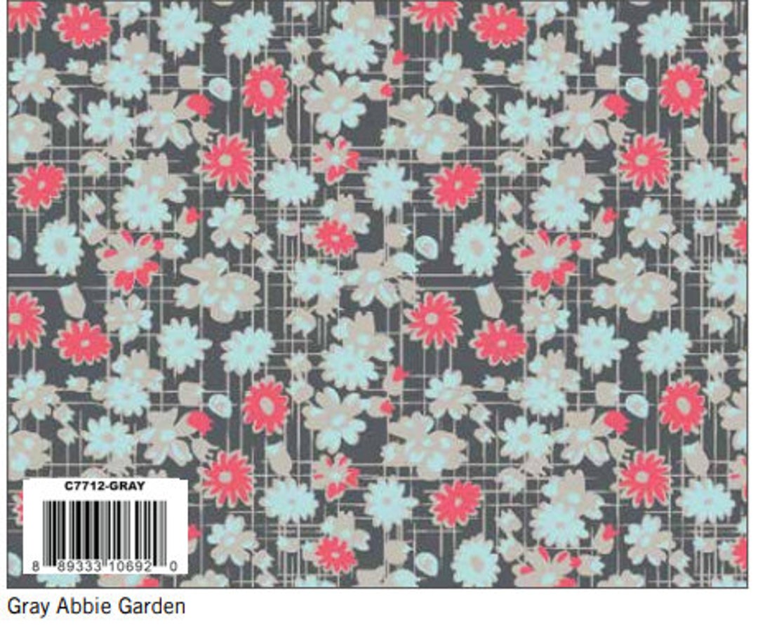 ABBIE by Sue Daley From Riely Blake Designs - Abbie Garden Grey. Sold ...