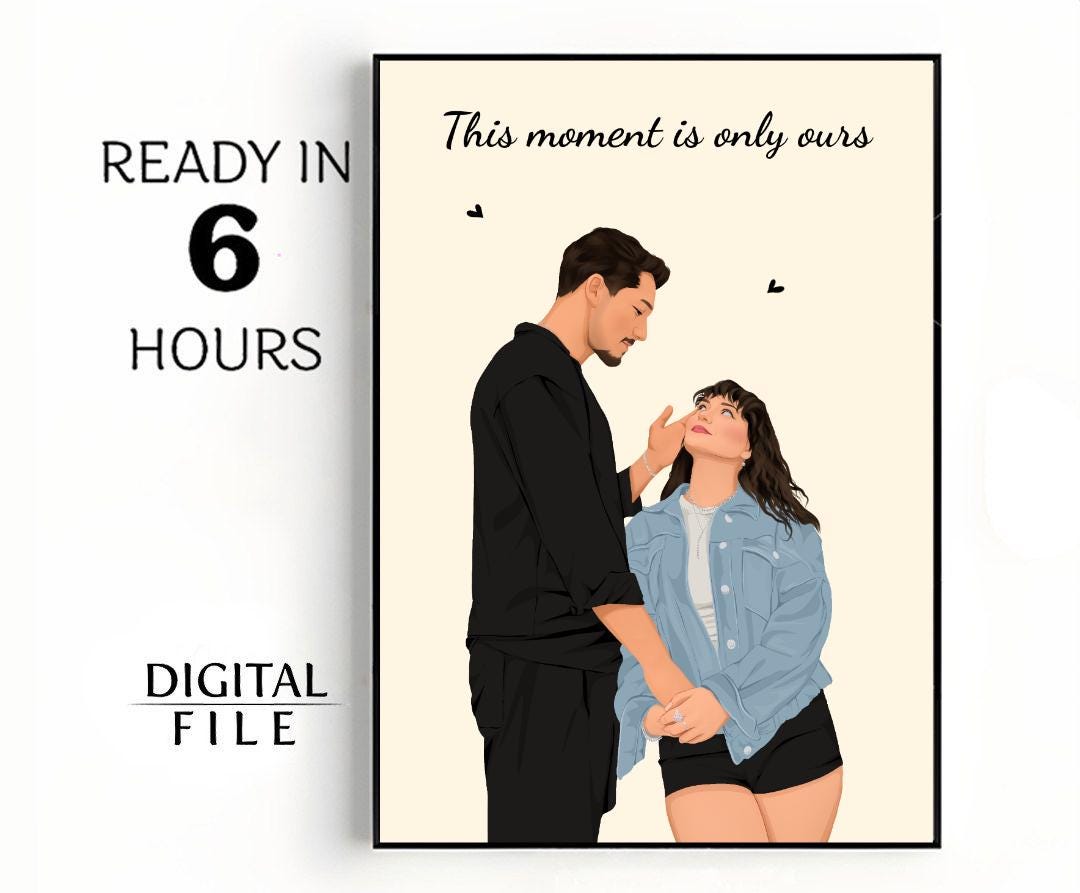 Custom Portrait for Partner - Etsy