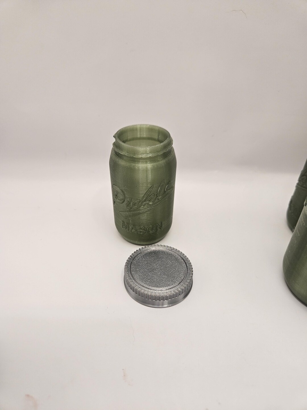 3D Printed Pickle Jar & Pickle Figurines: Funny Desk Decor - Etsy