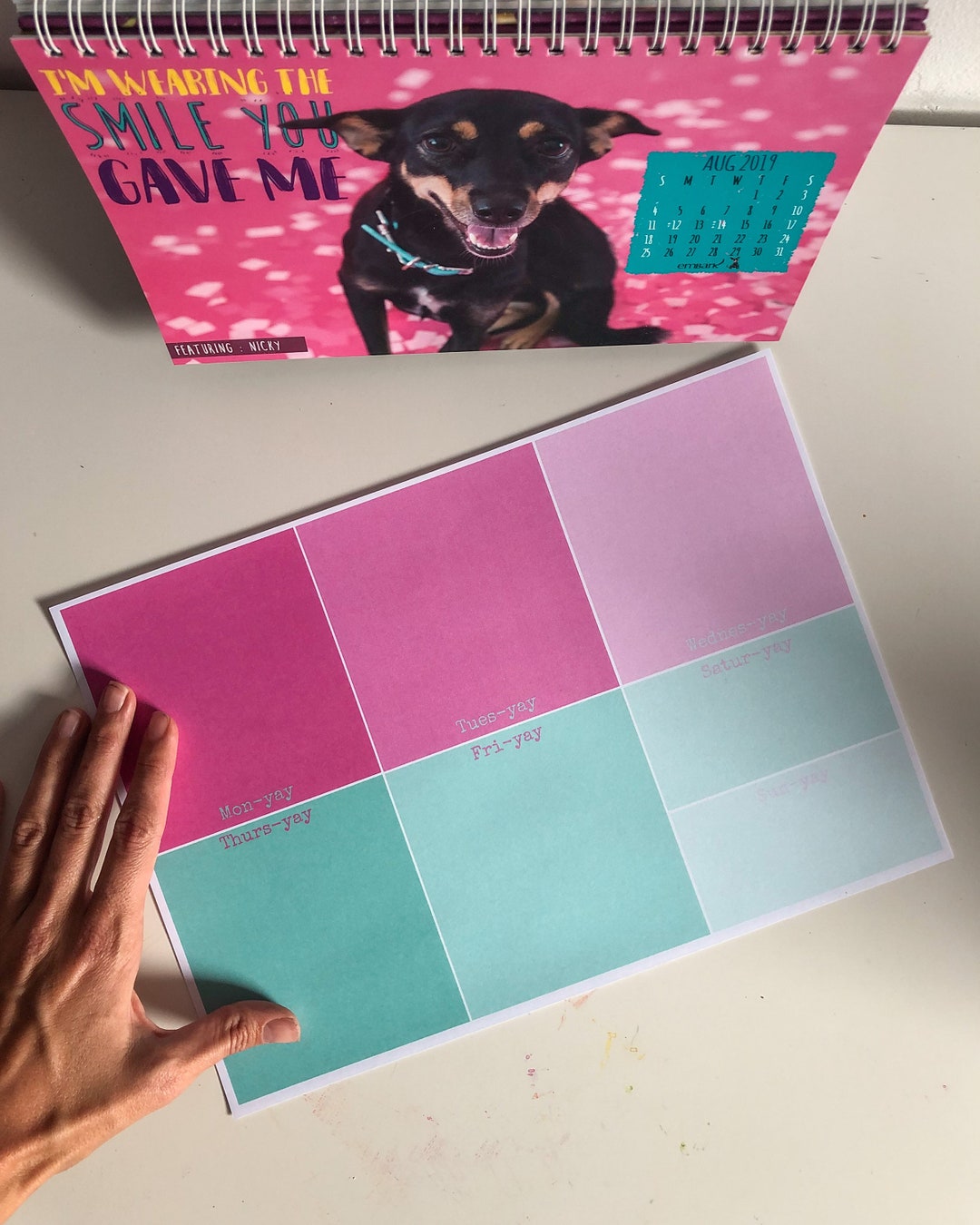 Reusable Weekly Planner Digital Download Plastic Free A4 - Etsy