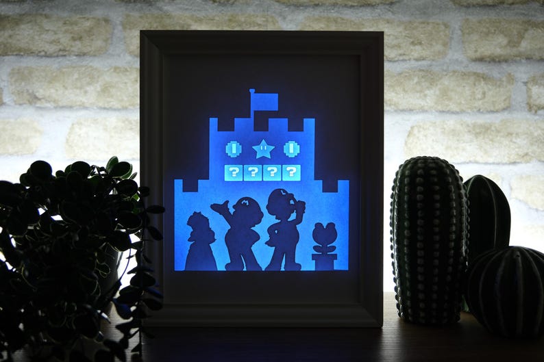 Super Mario Bros Lamp | Desk Detective Night Lamp | Unique Night Light ...
