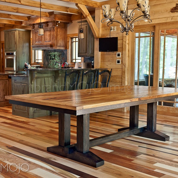 Rustic Dining Table - Etsy