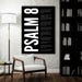 Psalm 8 Bible Verse Print: Christian Wall Art Decor (digital Download ...