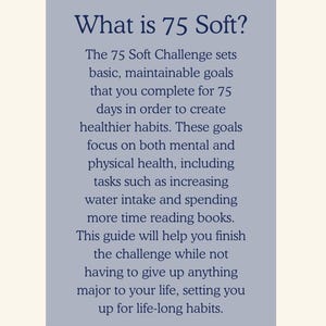 Digital File 75 Soft Challenge Guidebook How to Successfully Complete ...