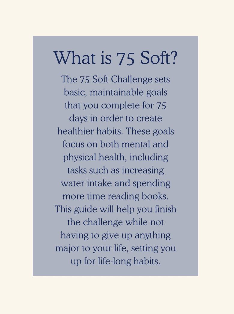 Digital File 75 Soft Challenge Guidebook How to Successfully Complete ...