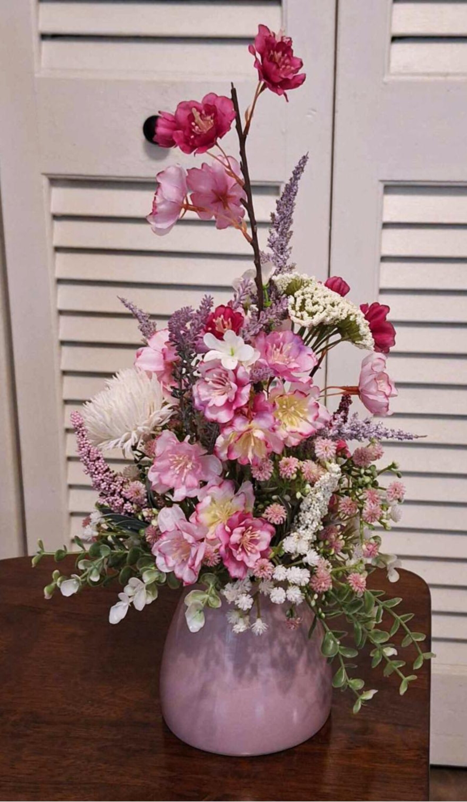 Spring Fusion Silk Floral Arrangement - Etsy