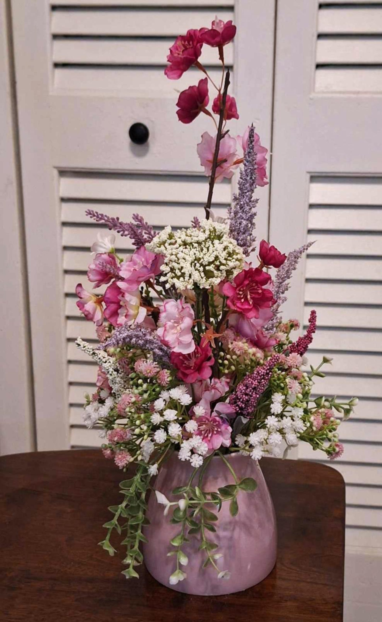 Spring Fusion Silk Floral Arrangement - Etsy