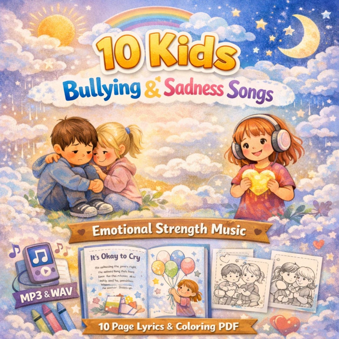 Kids Bullying Sadness Songs, Emotional Strength Music, MP3 WAV (lyrics ...