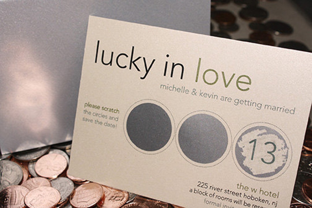Scratch off Save the Dates - Etsy