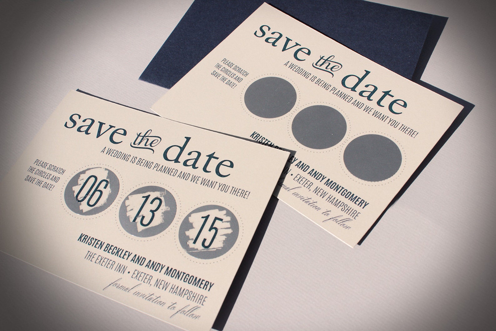 Scratch off Save the Dates - Etsy