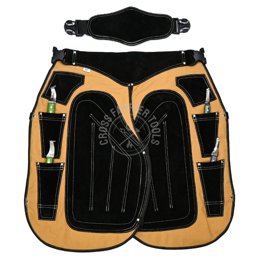 Handmade Heavy-duty Farrier Chaps - Farrier Aprons Durable Leather ...
