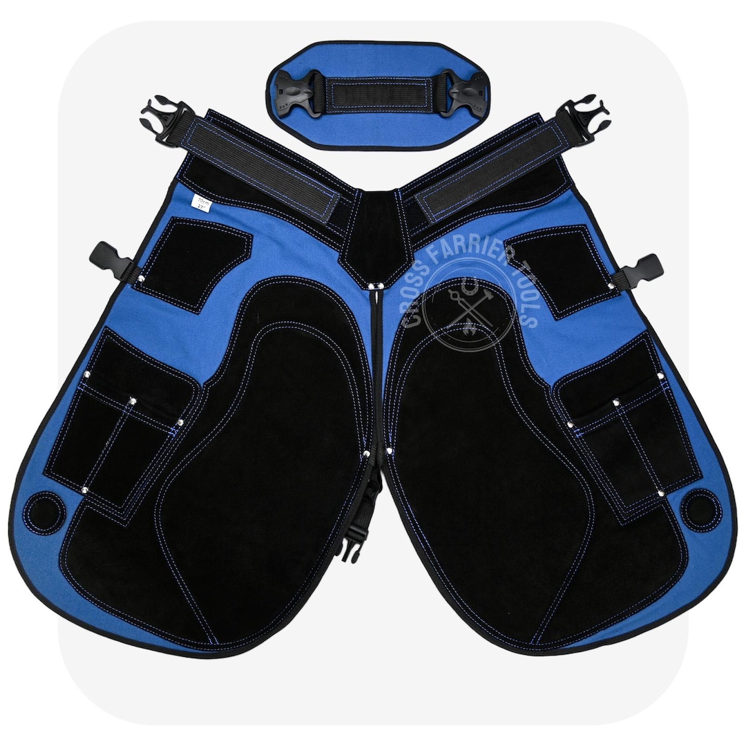 Farrier Apron Chaps for Hoof Trimming & Shoeing – Genuine Leather ...