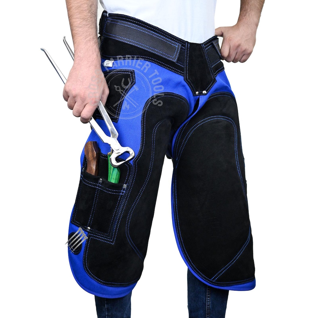 New Handmade Premium Farrier Chaps - Farrier Aprons Durable Leather ...