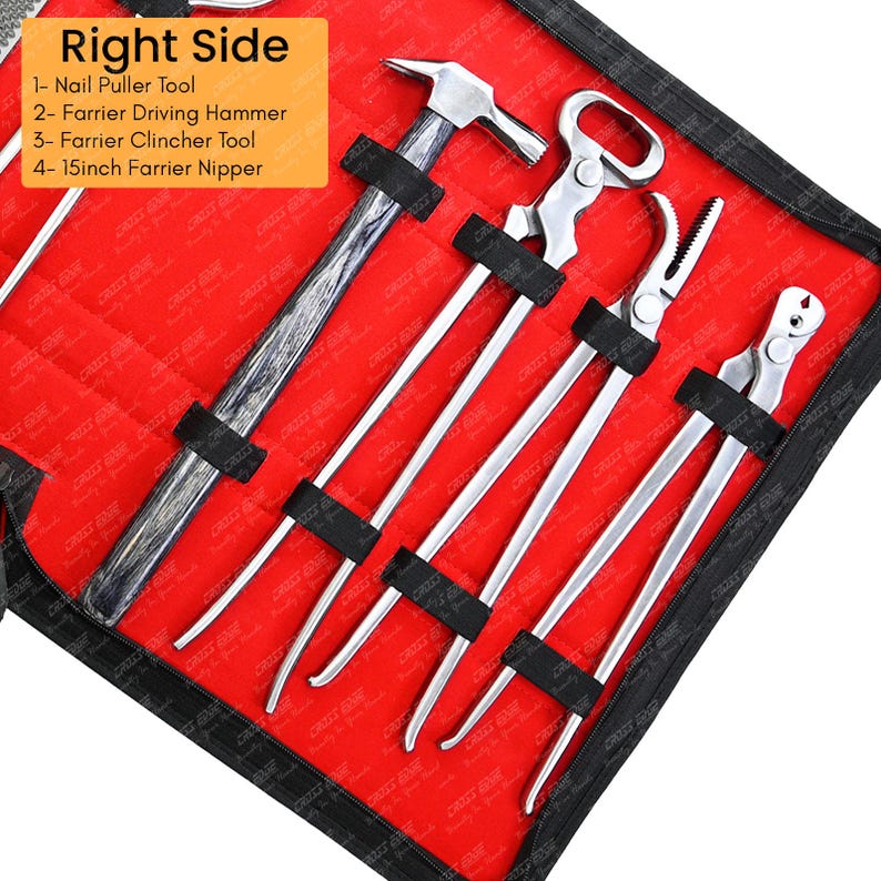 Professional 10pcs Horse Farrier Tools Kit – 15inch Hoof Nipper ...