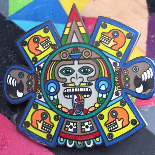 Aztec Sun PIN - Etsy