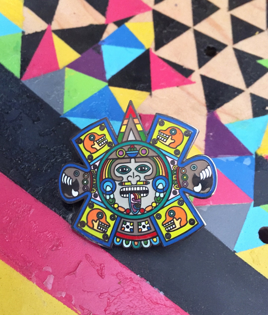 Aztec Sun PIN - Etsy