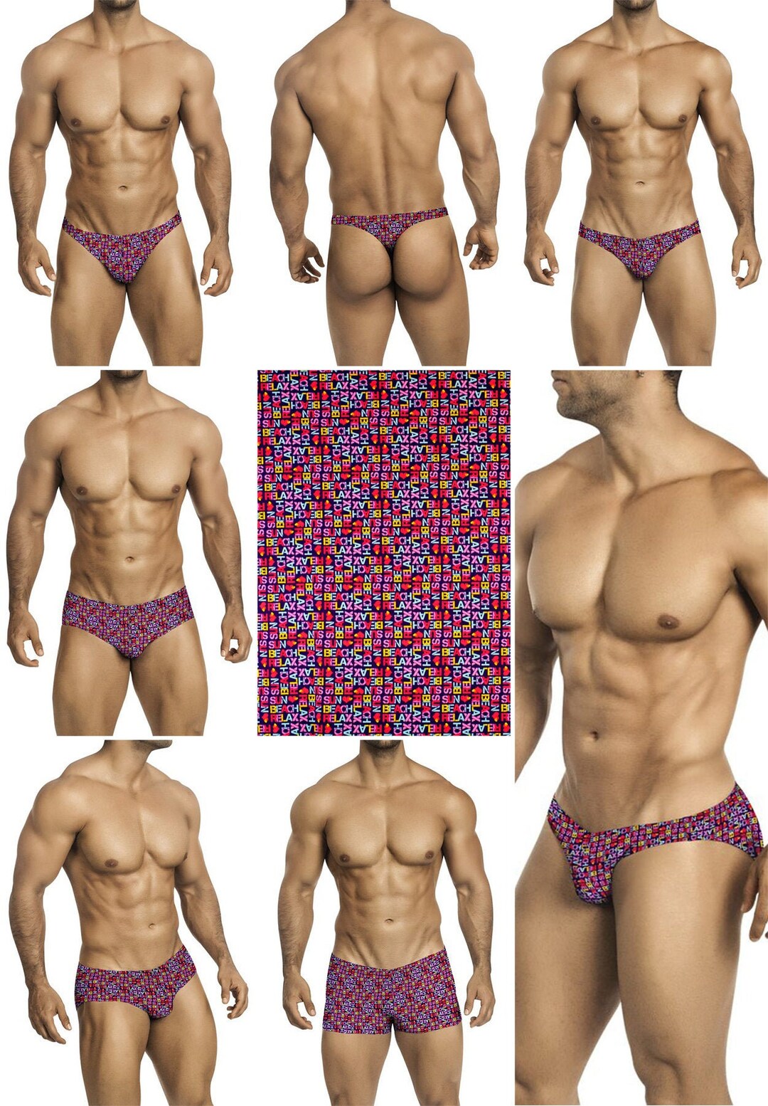 Sun-beach-relax Swimsuits for Men by Vuthy Sim in Thong, Bikini, Brief ...