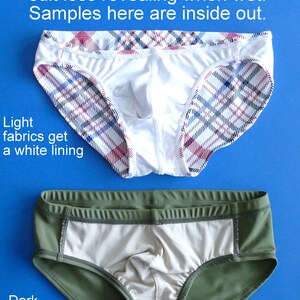 Solid Mocha Swimsuits for Men by Vuthy Sim in Thong Bikini | Etsy