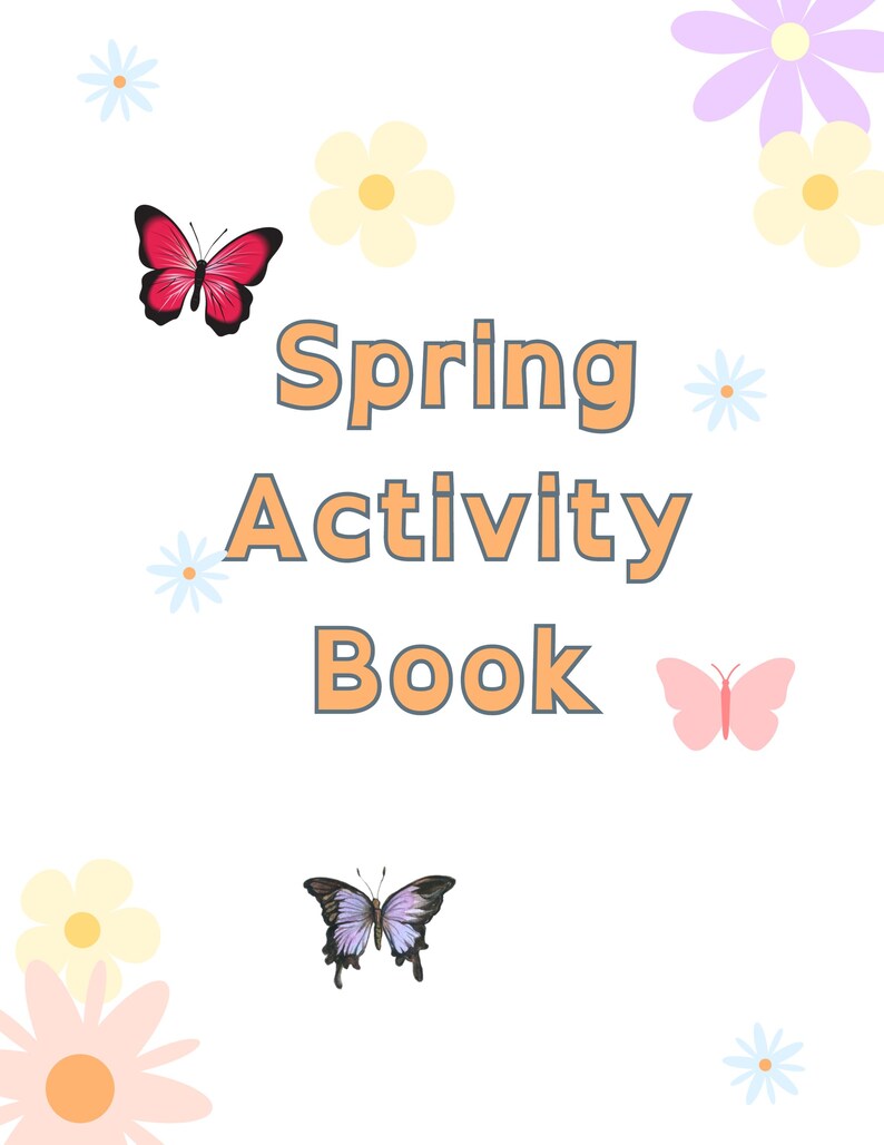 Spring Preschool Activity Pack | Printable Worksheets for Kids | Easter ...